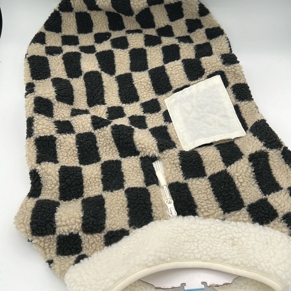 Youly | Dog | New Youly Sherpa Style Black And Beige Checkered K9 Dog ...